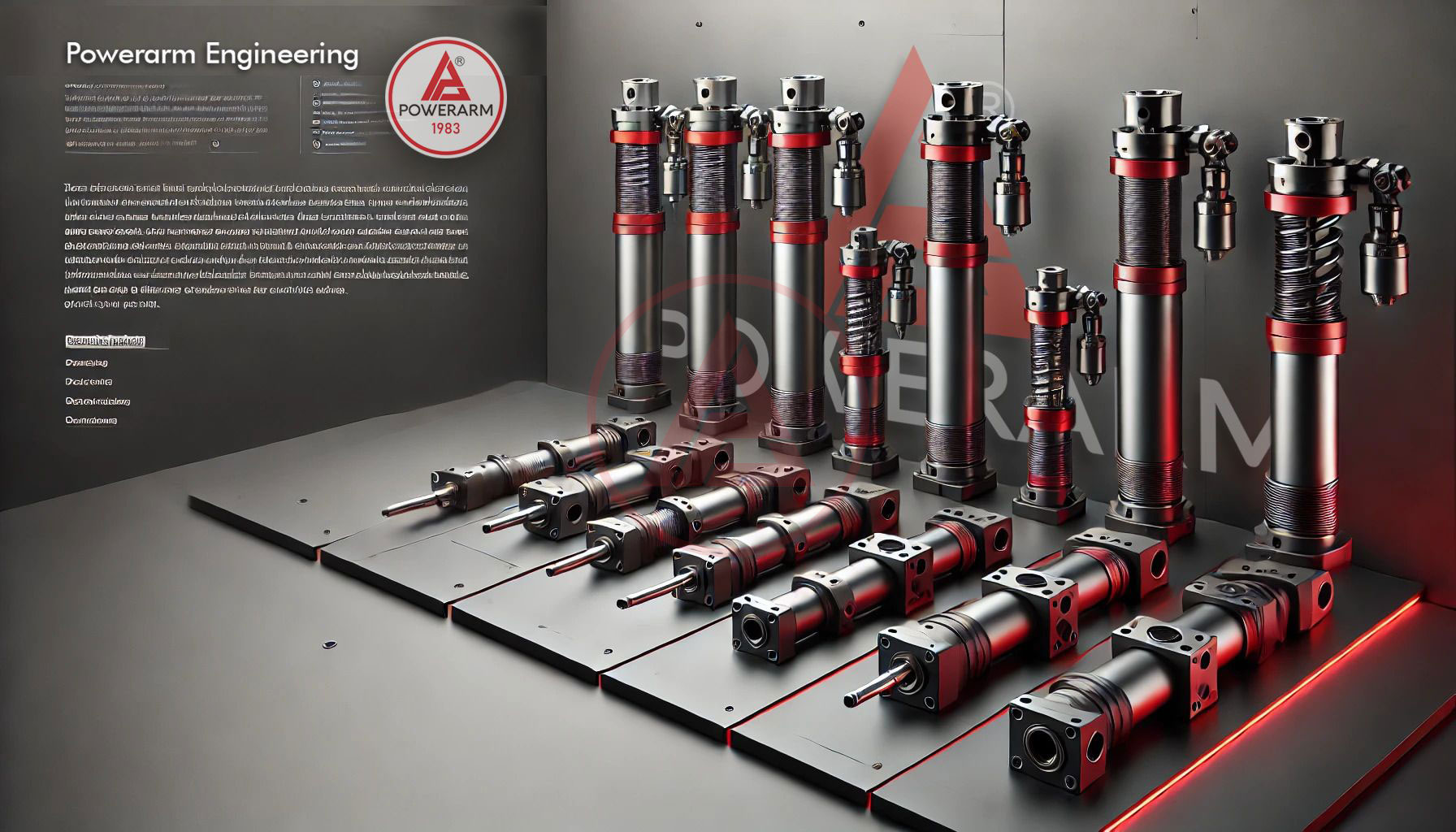 Custom Hydraulic Cylinders Manufacturers in India, | PowerArm